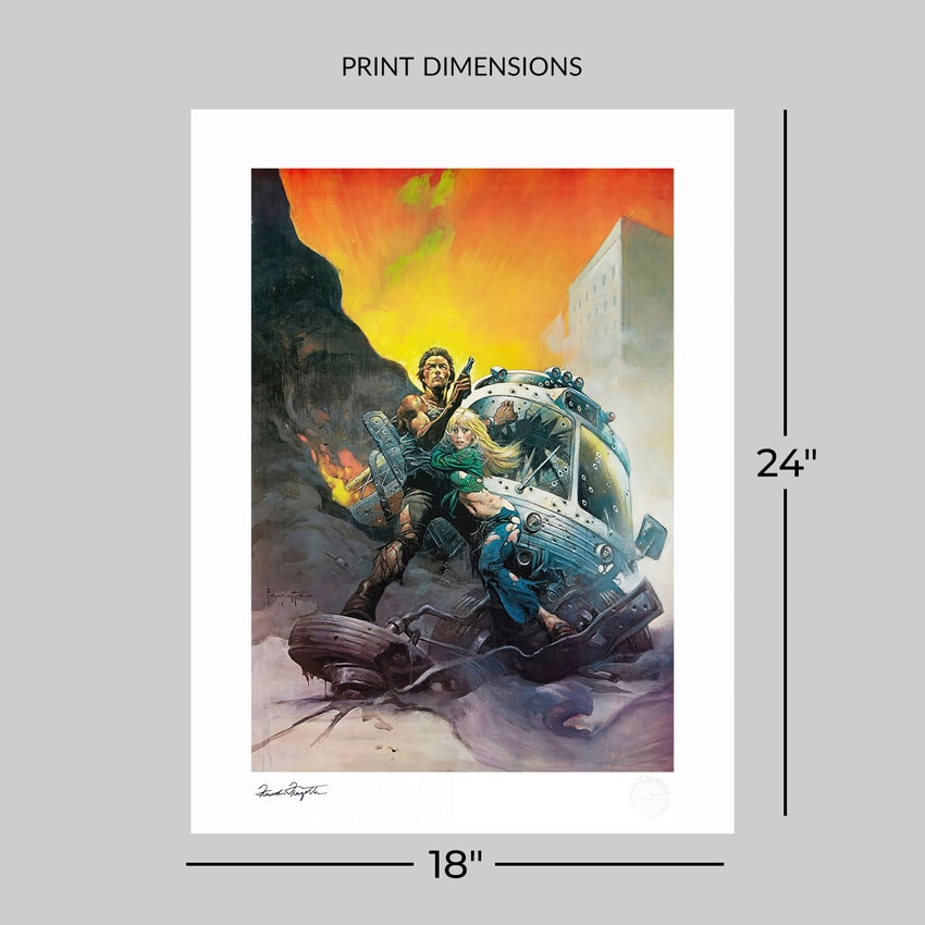 The Gauntlet Fine Art Print by Frank Frazetta | Sideshow Collectibles