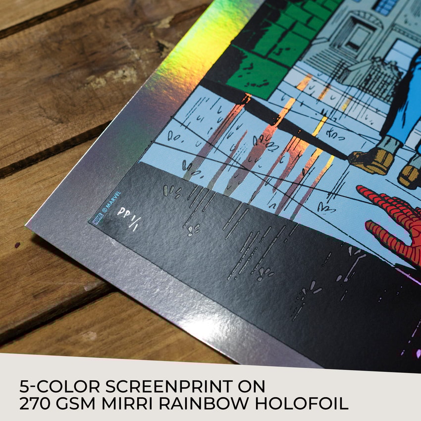 Spider-Man No More (Black Foil) Screenprint by John Romita Sr ...