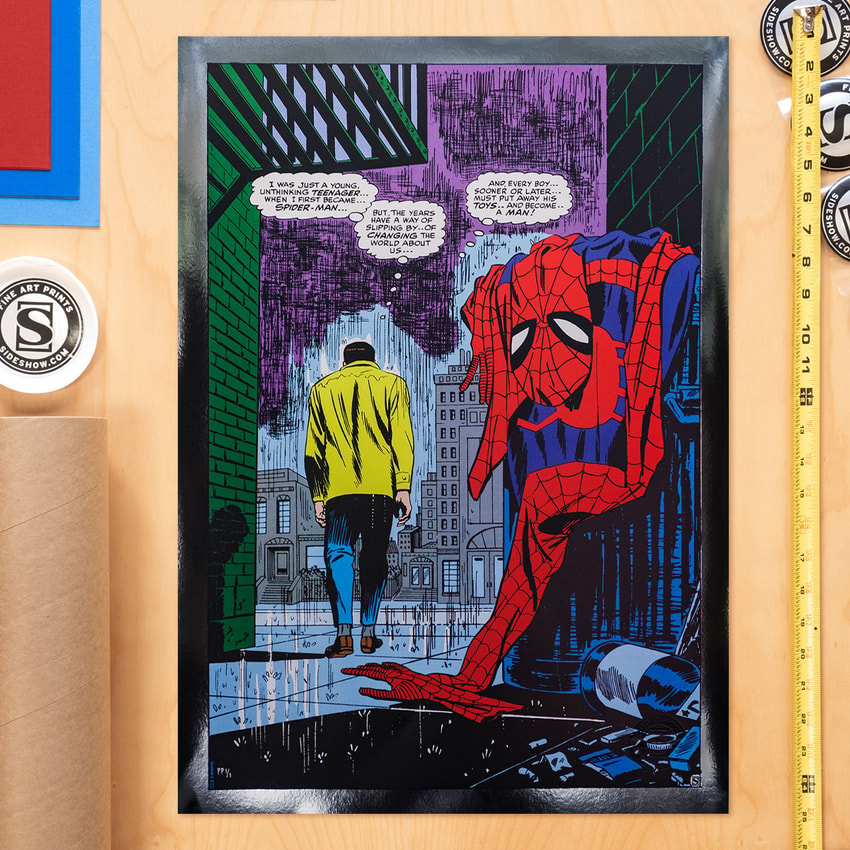 Spider-Man No More (Black Foil) Screenprint by John Romita Sr ...