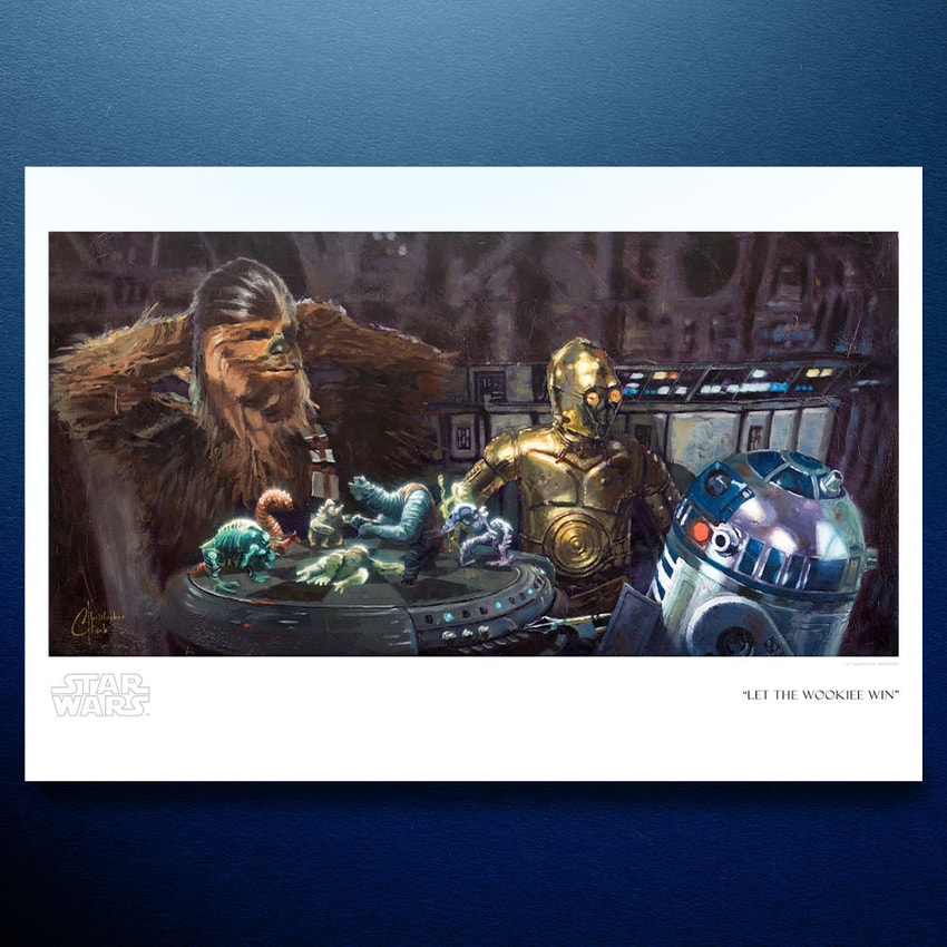 Let the Wookiee Win Art Print by ACME Archives | Sideshow Collectibles