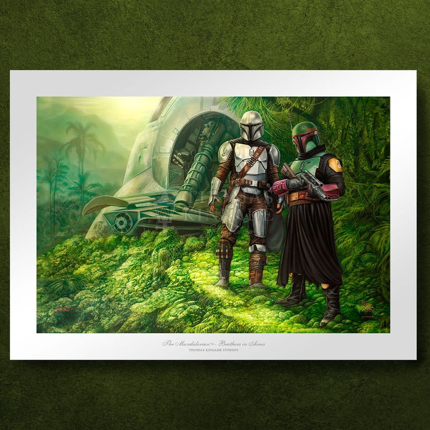 Brothers in Arms Art Print by Thomas Kinkade Studios | Sideshow ...