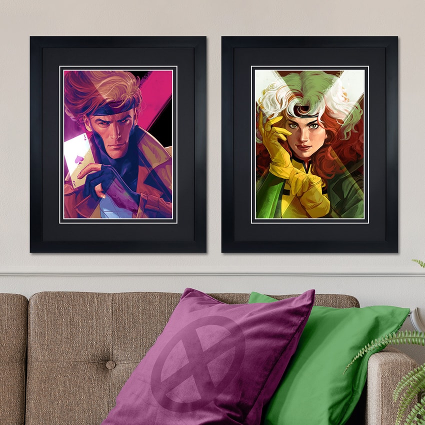 X-Men Portraits: Gambit Fine Art Print by Uzuri | Sideshow Collectibles