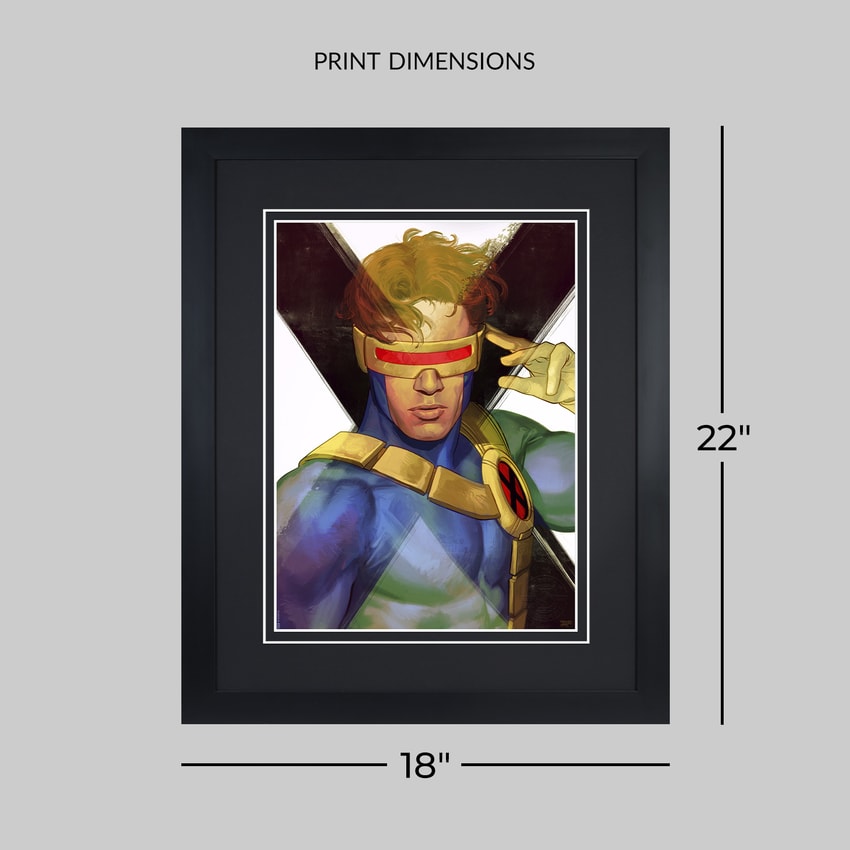 X-Men Portraits: Cyclops Fine Art Print by Uzuri | Sideshow Collectibles