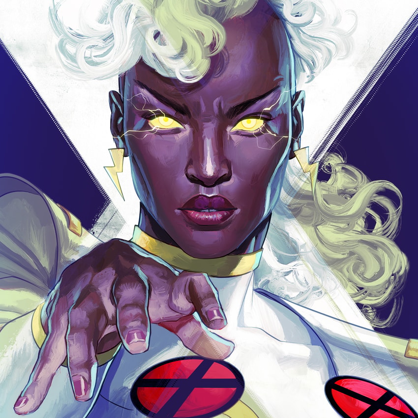 X-Men Portraits: Storm Fine Art Print by Uzuri | Sideshow Collectibles