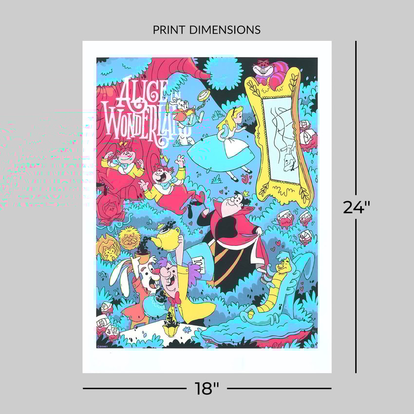 disney alice in wonderland artist