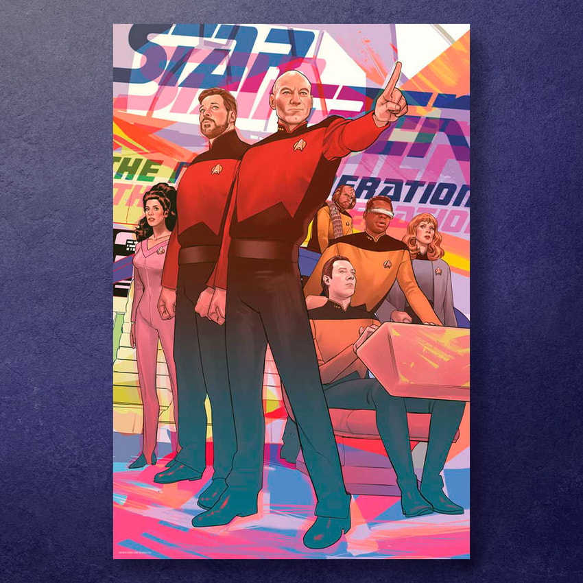Star Trek: The Next Generation Art Print by Vice Press | Sideshow ...