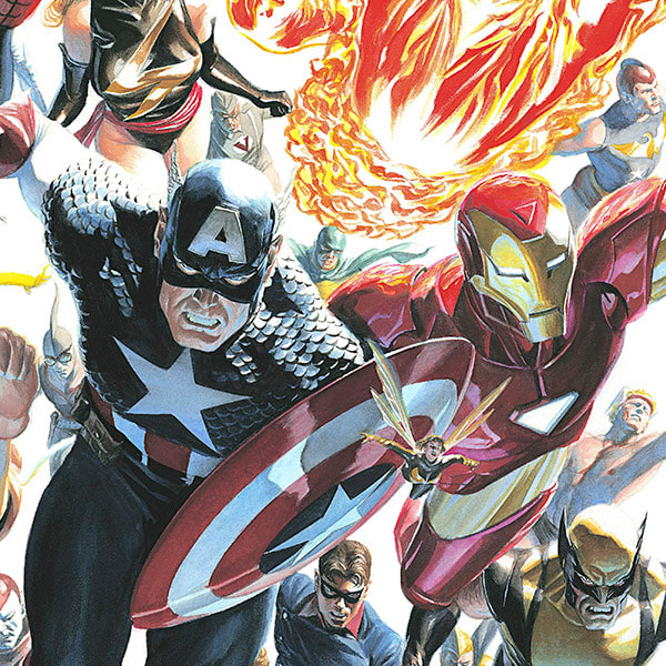 Avengers Invaders Fine Art Print by Alex Ross | Sideshow Collectibles