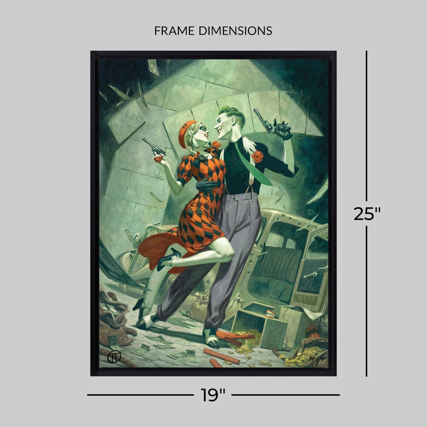 Harley Quinn & The Joker: Lawless Love Fine Art Print by Julian Totino ...