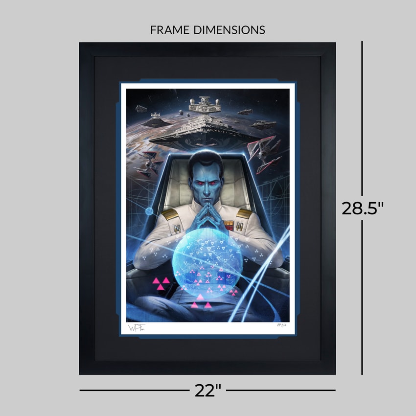 Grand Admiral Thrawn™ Fine Art Print by Darren Tan | Sideshow Collectibles