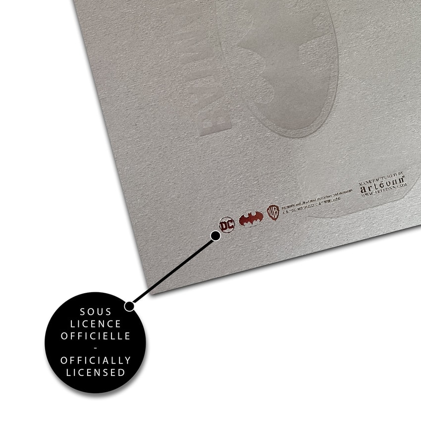 Batman™ Team Foil Letterpress Poster by Arteonn | Sideshow Collectibles