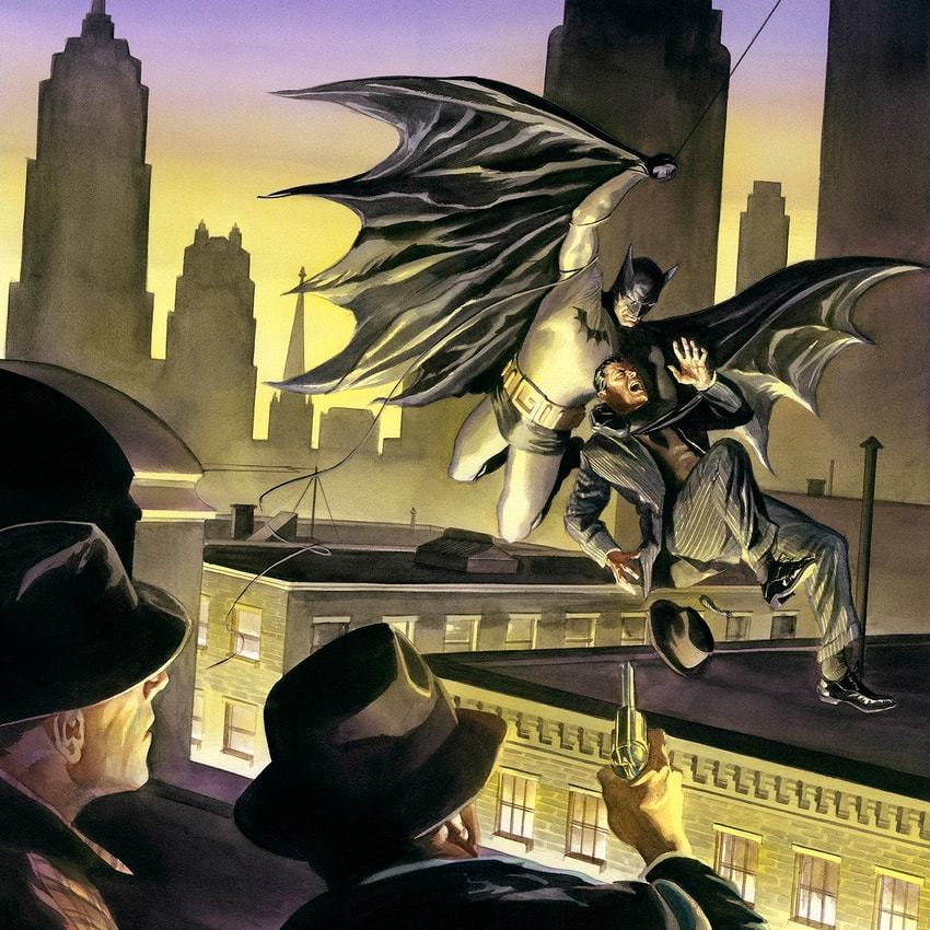 Batman Tribute Fine Art Print by Alex Ross | Sideshow Collectibles