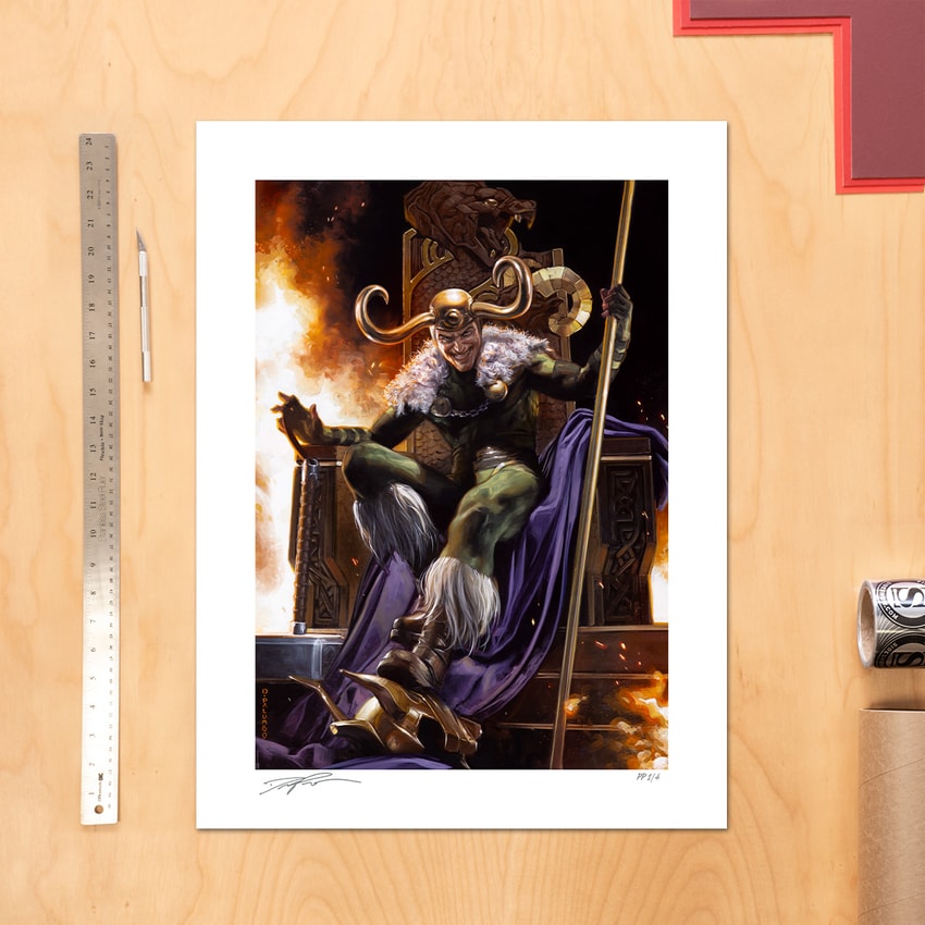 Loki: God of Mischief Fine Art Print by David Palumbo | Sideshow ...