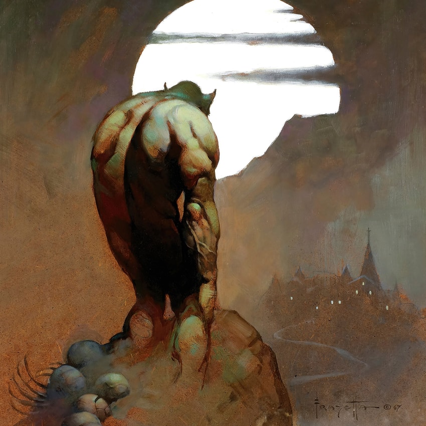 Night Stalker Fine Art Print by Frank Frazetta | Sideshow Collectibles