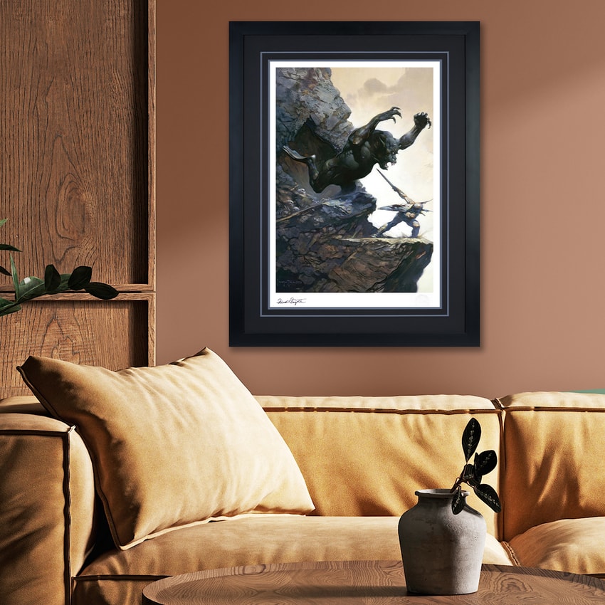 Cave Demon Fine Art Print by Frank Frazetta | Sideshow Collectibles
