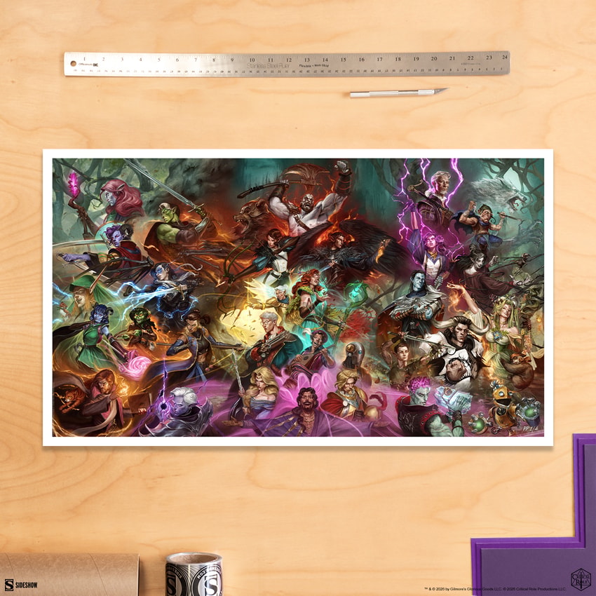 Critical Role: Legends of Exandria Fine Art Print by Álvaro Jiménez ...