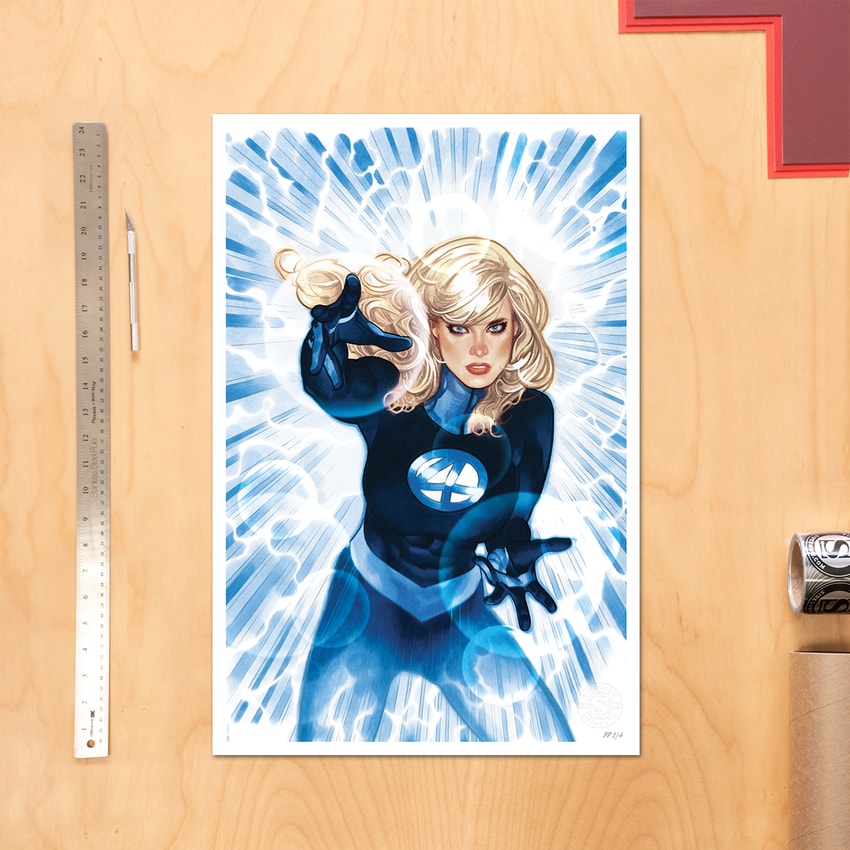 Sue Storm: The Invisible Woman Fine Art Print by Adam Hughes | Sideshow ...
