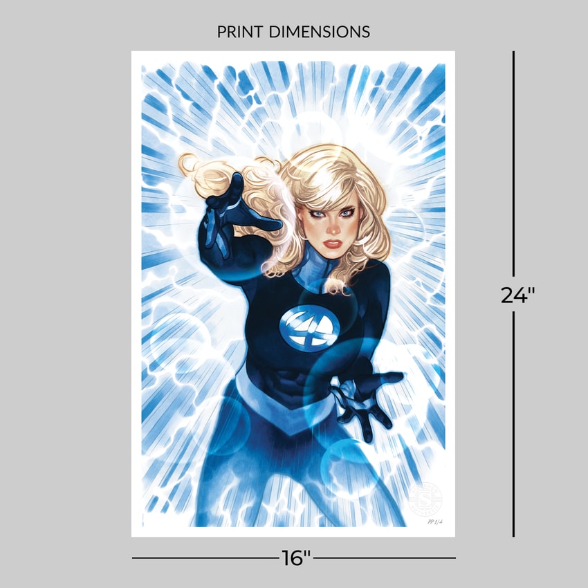 Sue Storm: The Invisible Woman Fine Art Print by Adam Hughes | Sideshow ...