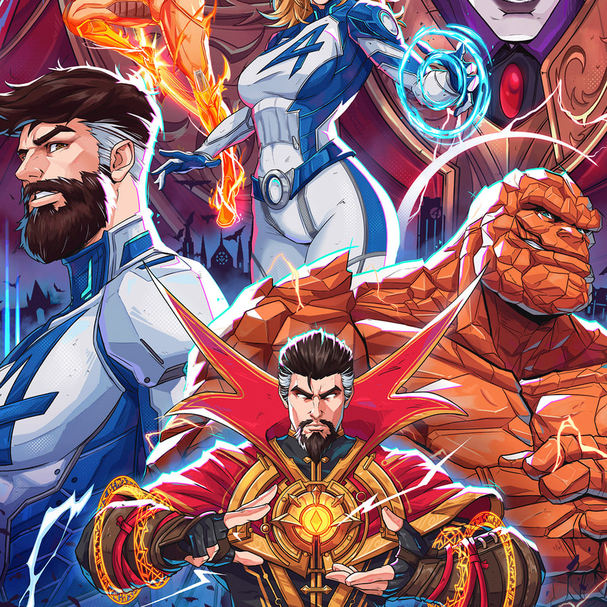 Marvel Rivals Eternal Night Falls Fine Art Print by Jhony Caballero ...