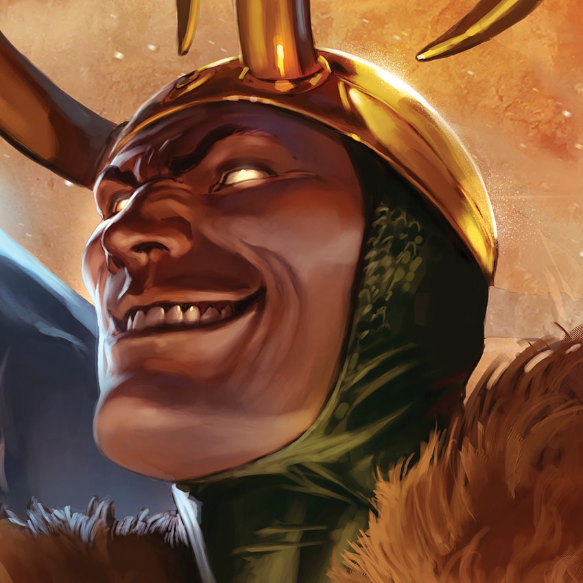 Siege Loki Fine Art Print by Marko Djurdjevic | Sideshow Collectibles