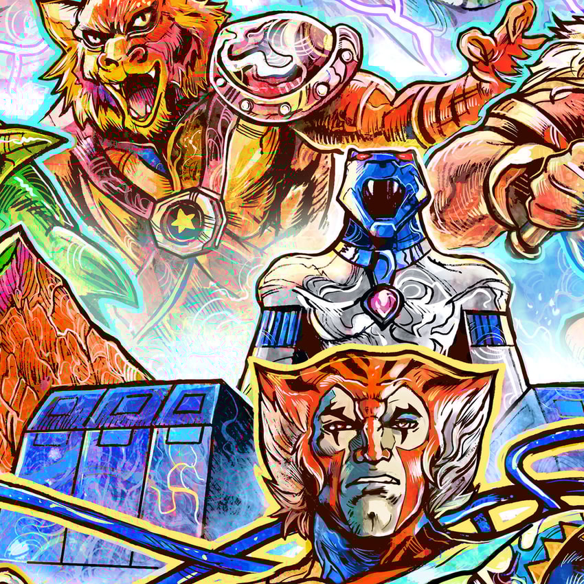 Let’s Go ThunderCats! Fine Art Print by artist Vincenzo Riccardi ...