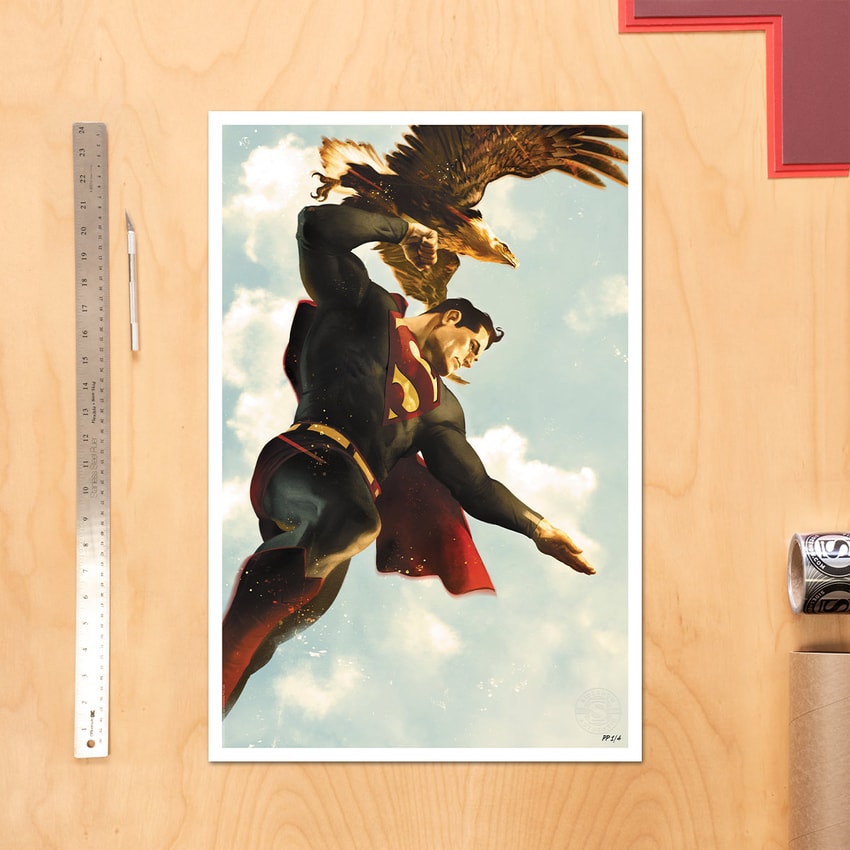 Superman™ Fine Art Print by Sebastian Fiumara | Sideshow Collectibles