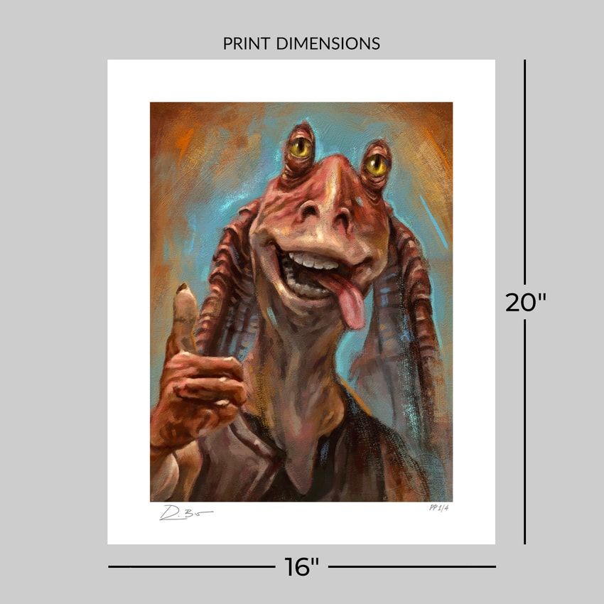 jar jar binks coloring book