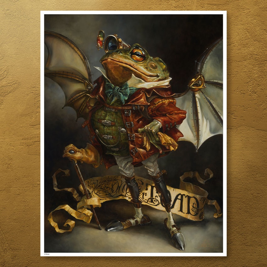 The Insatiable Mr. Toad Art Print by Disney Fine Art | Sideshow ...