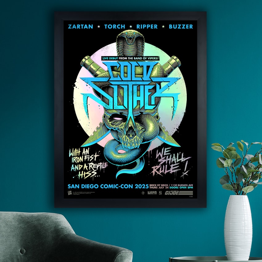 Cold Slither Swampfire Variant Screenprint by Luke Preece | Sideshow ...