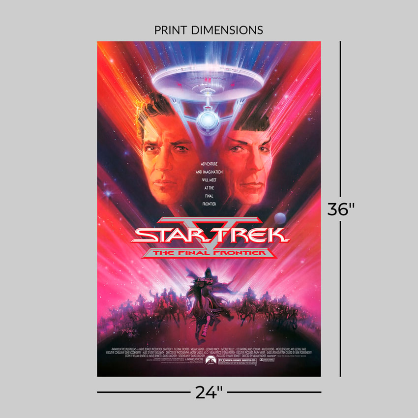 Star Trek: The Final Frontier Movie Poster by Vice Press | Sideshow ...