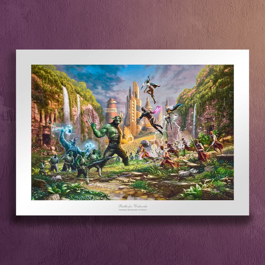 Battle for Wakanda Art Print by Art Brand Studios | Sideshow Collectibles