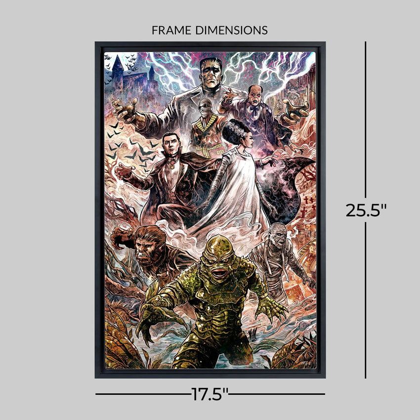 Universal Monsters Fine Art Print by Vincenzo Riccardi | Sideshow ...