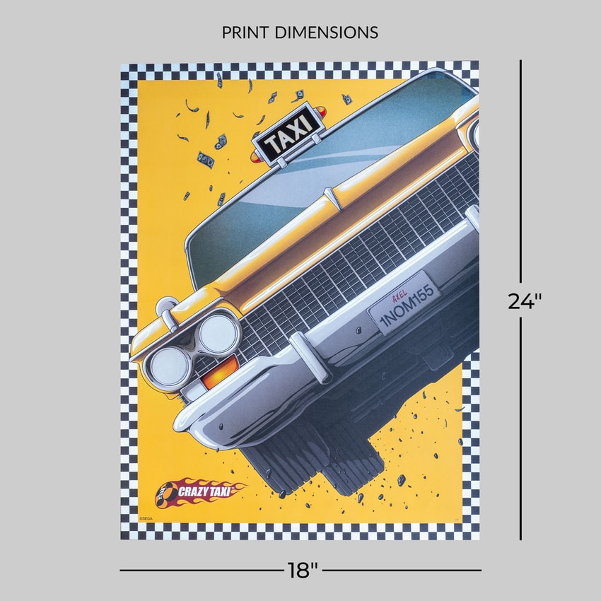 Crazy Taxi Art Print by Moor-Art Gallery | Sideshow Collectibles