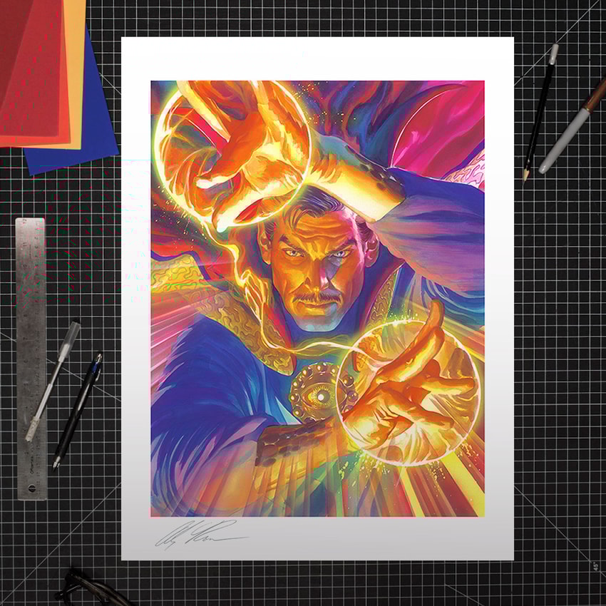 Marvelocity: Doctor Strange Fine Art Print by Alex Ross | Sideshow ...