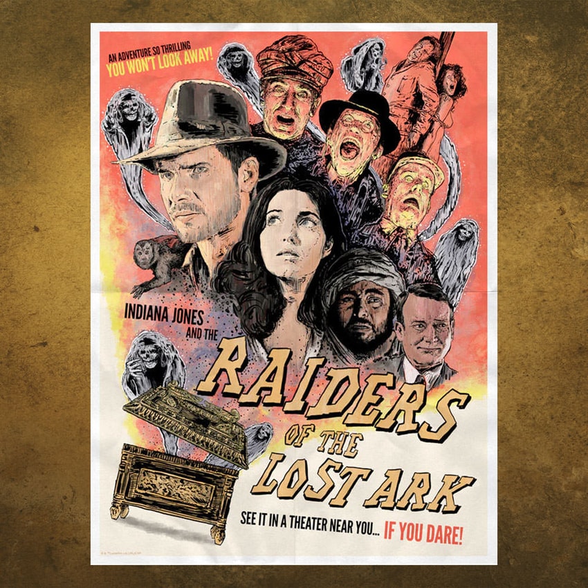 indiana jones film poster