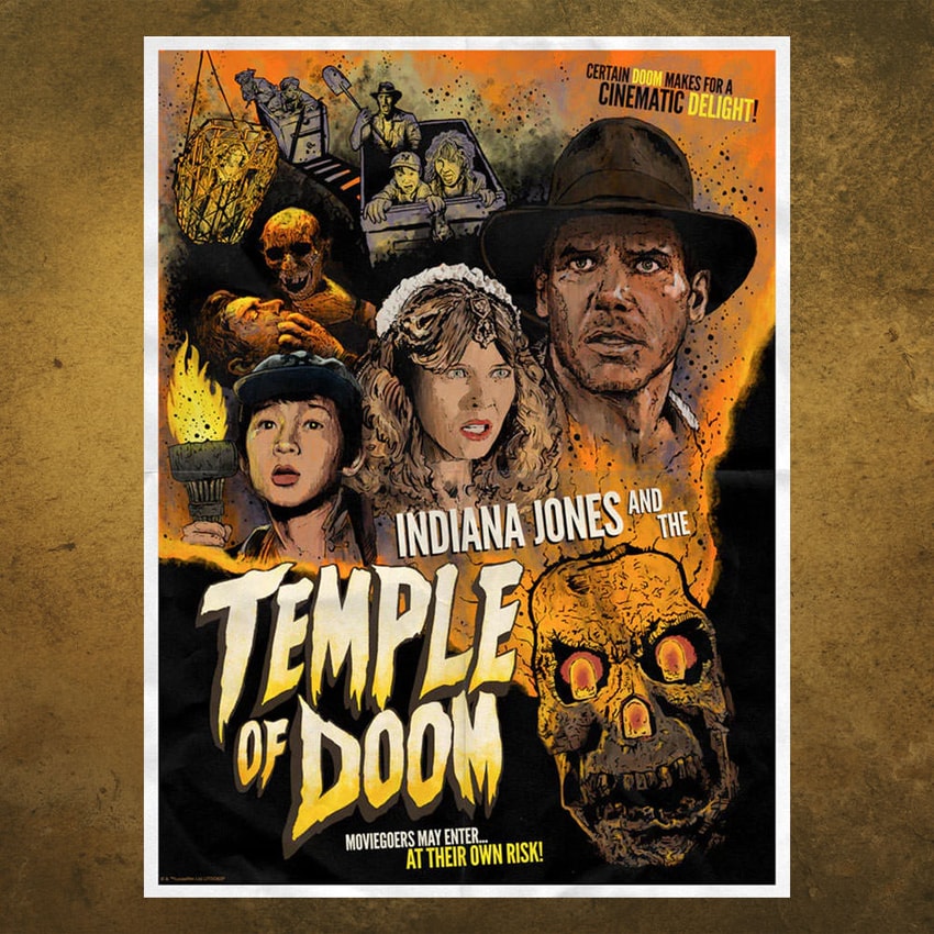indiana jones film poster