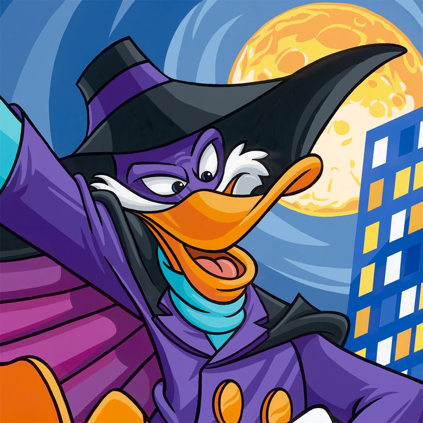 Darkwing on the Case Art Print by Disney Fine Art | Sideshow Collectibles