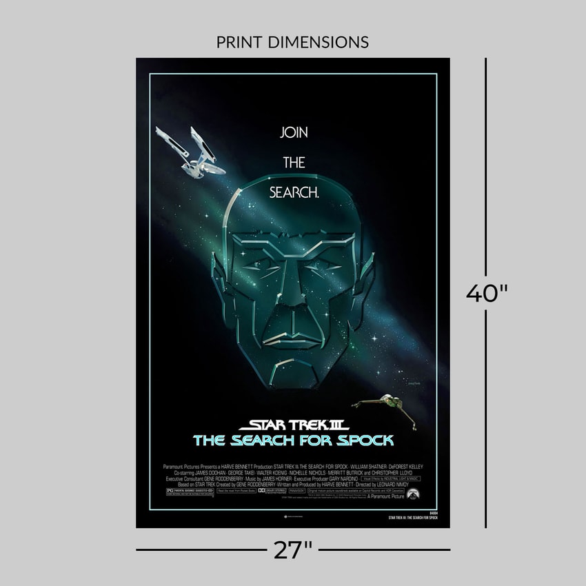 Star Trek III: The Search For Spock (One Sheet) Movie Poster by Vice ...