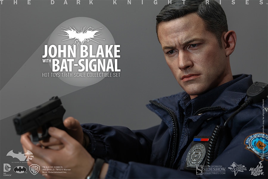 Hot Toys Batman - John Blake with Bat-Signal Collectible Set by Hot ...