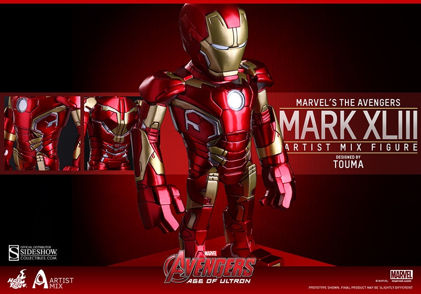Marvel Mark XLIII - Artist Mix Collectible Figure by Hot Toy | Sideshow ...
