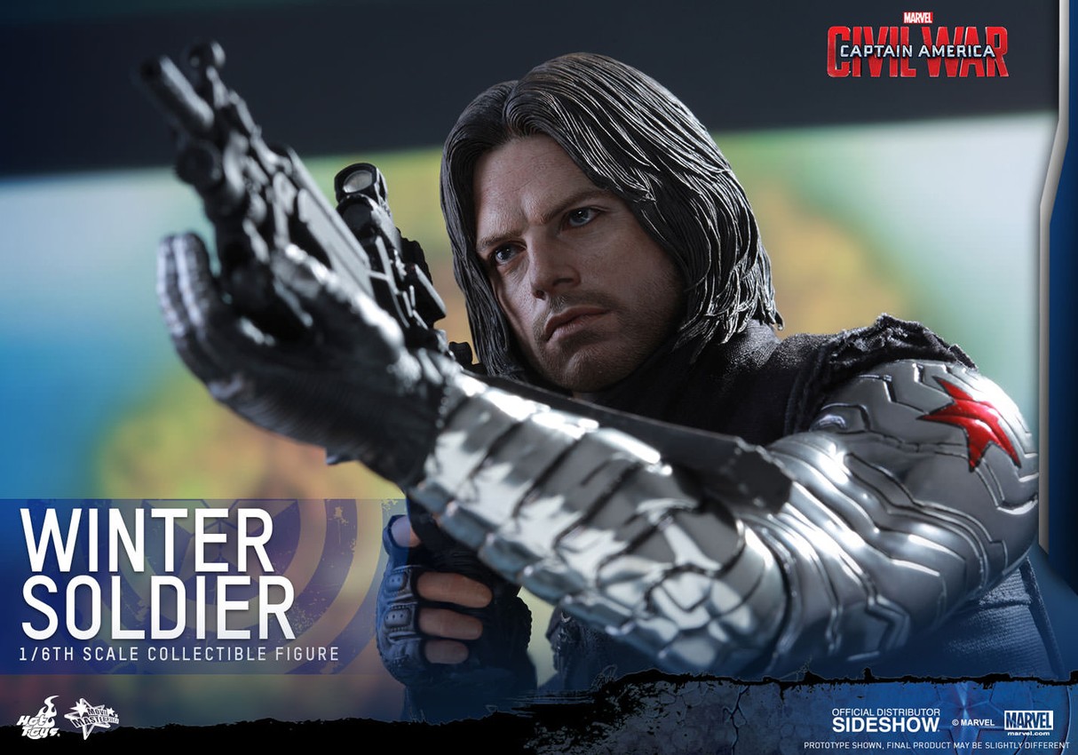 Marvel Winter Soldier Sixth Scale Figure by Hot Toys | Sideshow ...
