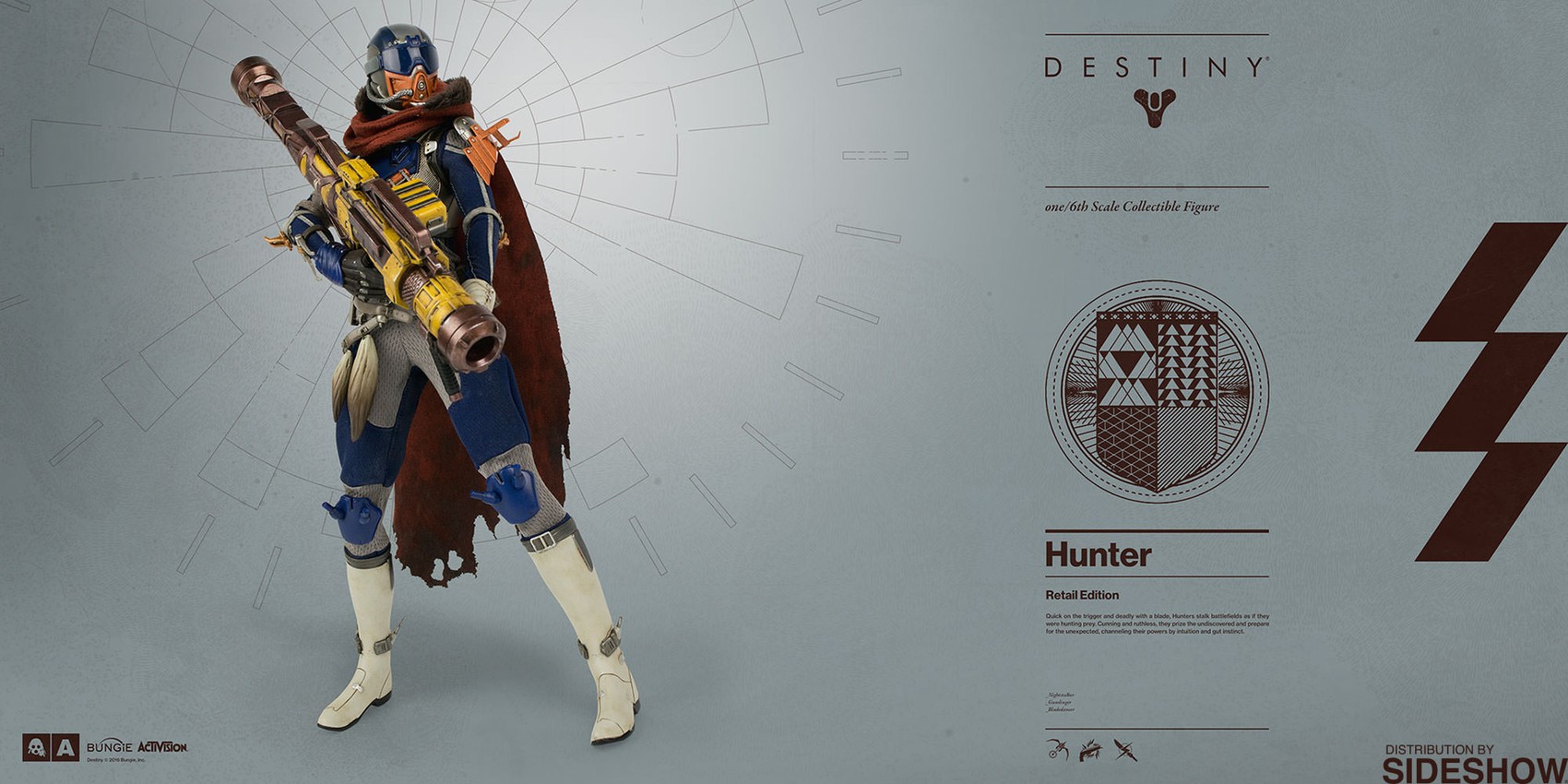 Destiny Hunter Sixth Scale Figure by ThreeA Toys | Sideshow Collectibles