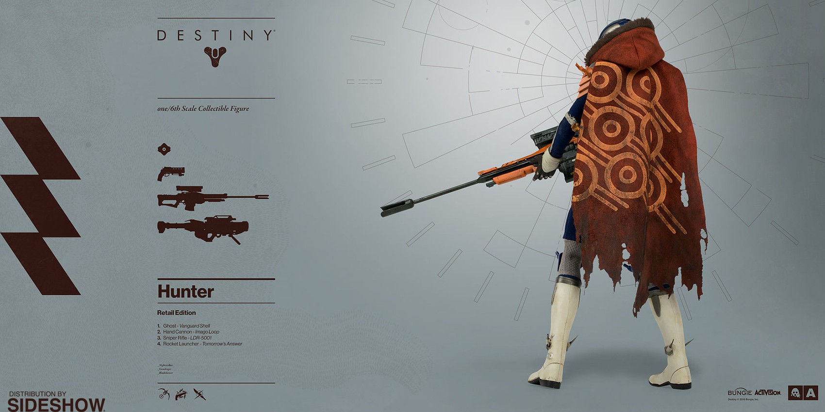Destiny Hunter Sixth Scale Figure by ThreeA Toys | Sideshow Collectibles