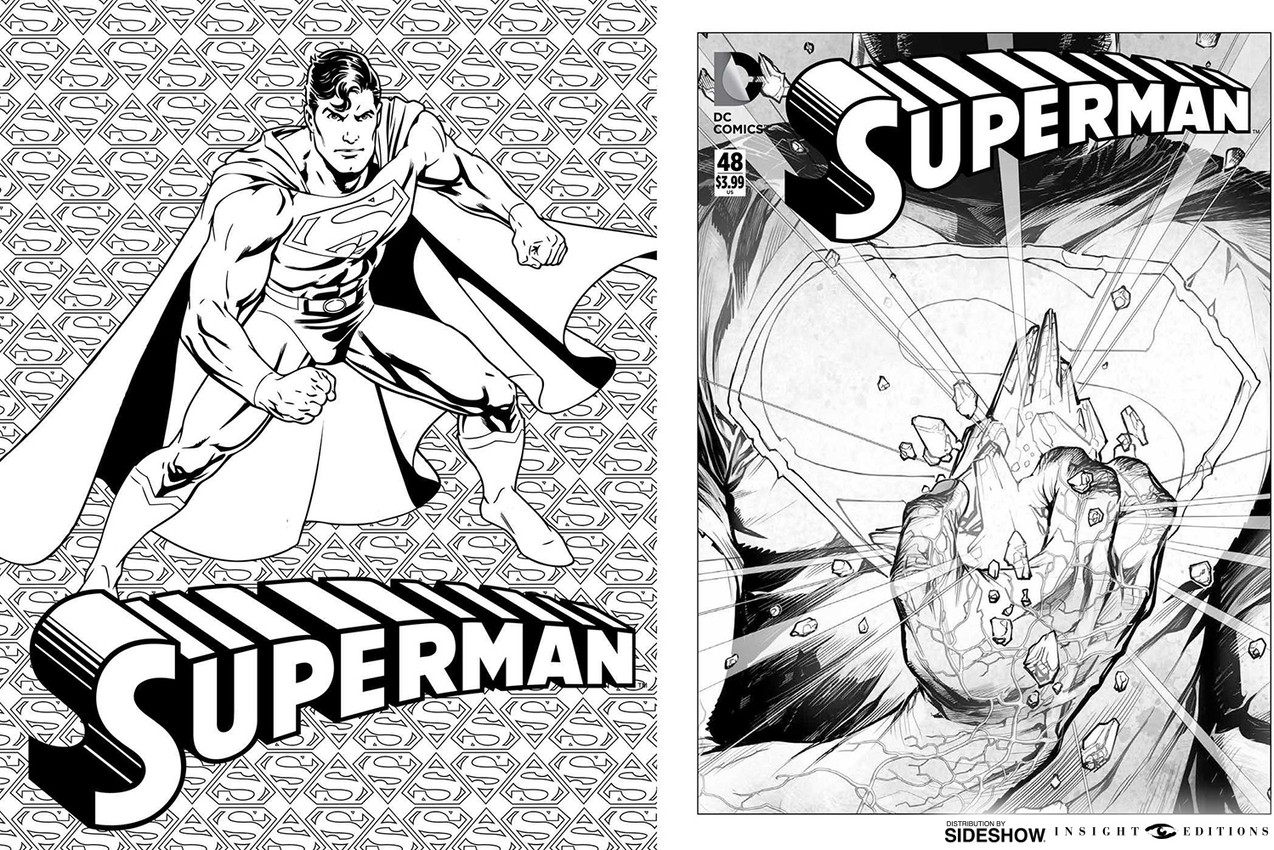 comic coloring pages for adults
