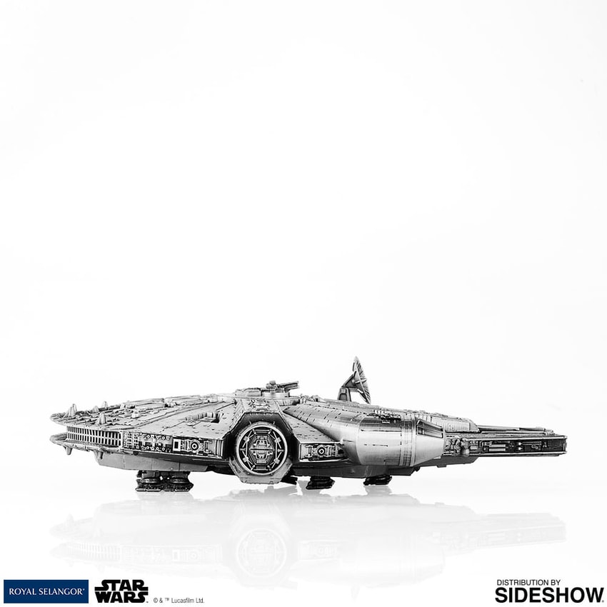 millennium falcon side view