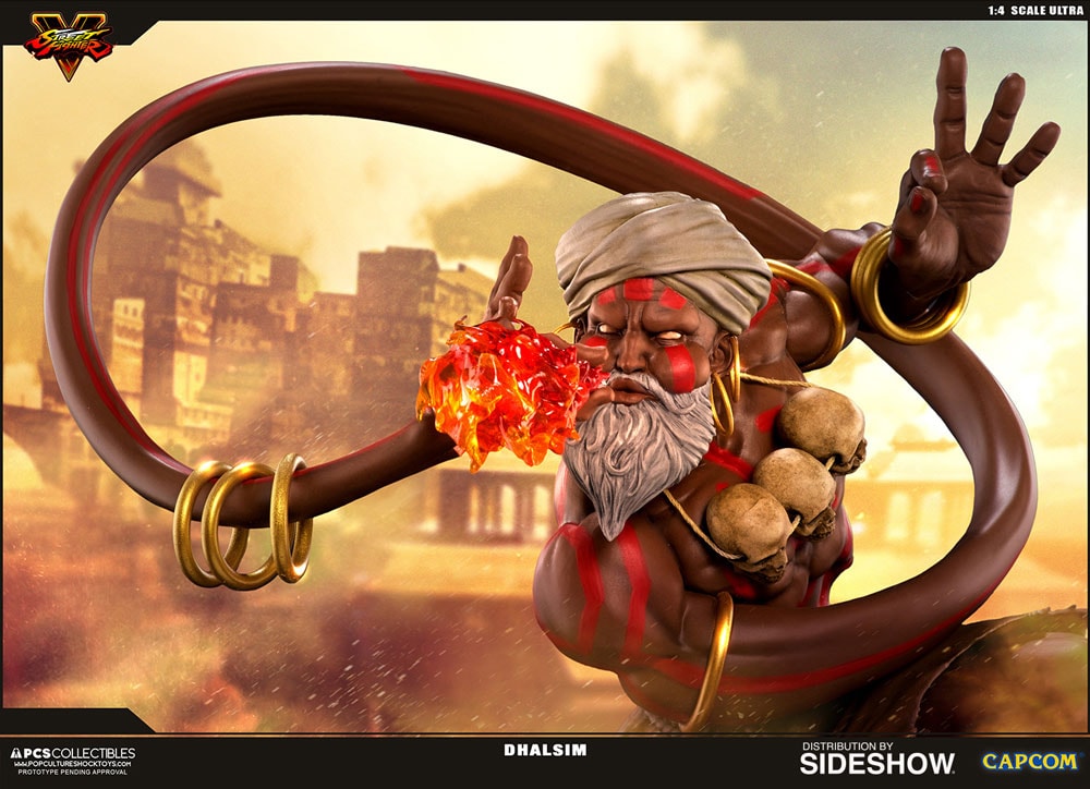 Street Fighter Dhalsim Statue by Pop Culture Shock | Sideshow Collectibles