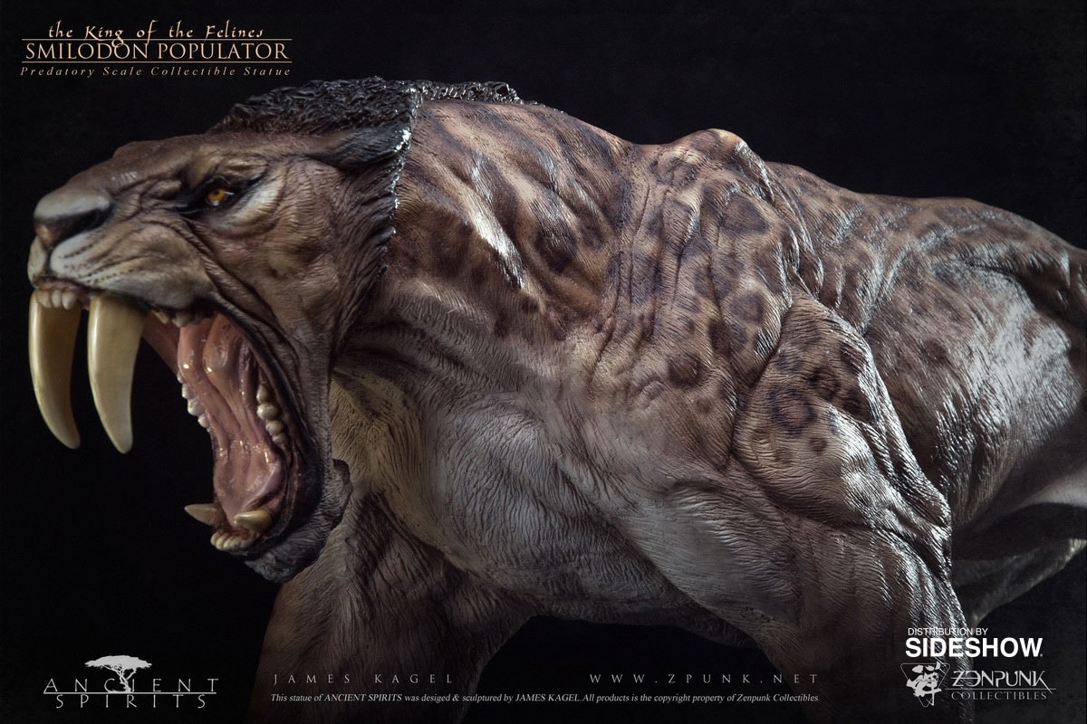 James Kagel Smilodon Populator Statue by Zenpunk Collectible | Sideshow ...