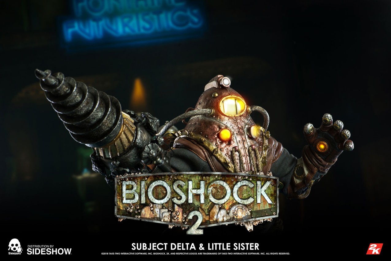 BIOSHOCK Subject Delta and Little Sister Sixth Scale Figure | Sideshow ...