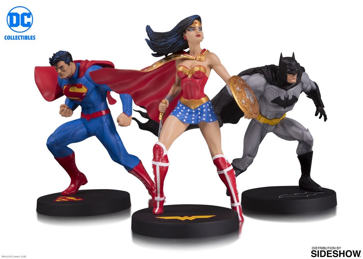 DC Comics Jim Lee Collector 3-Pack Statue by DC Collectibles | Sideshow ...