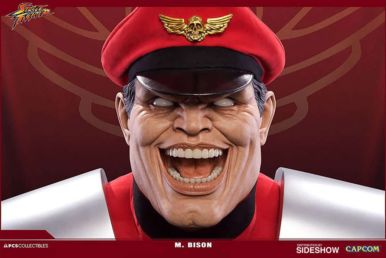 Street Fighter M Bison Life-Size Bust by Pop Culture Shock | Sideshow ...