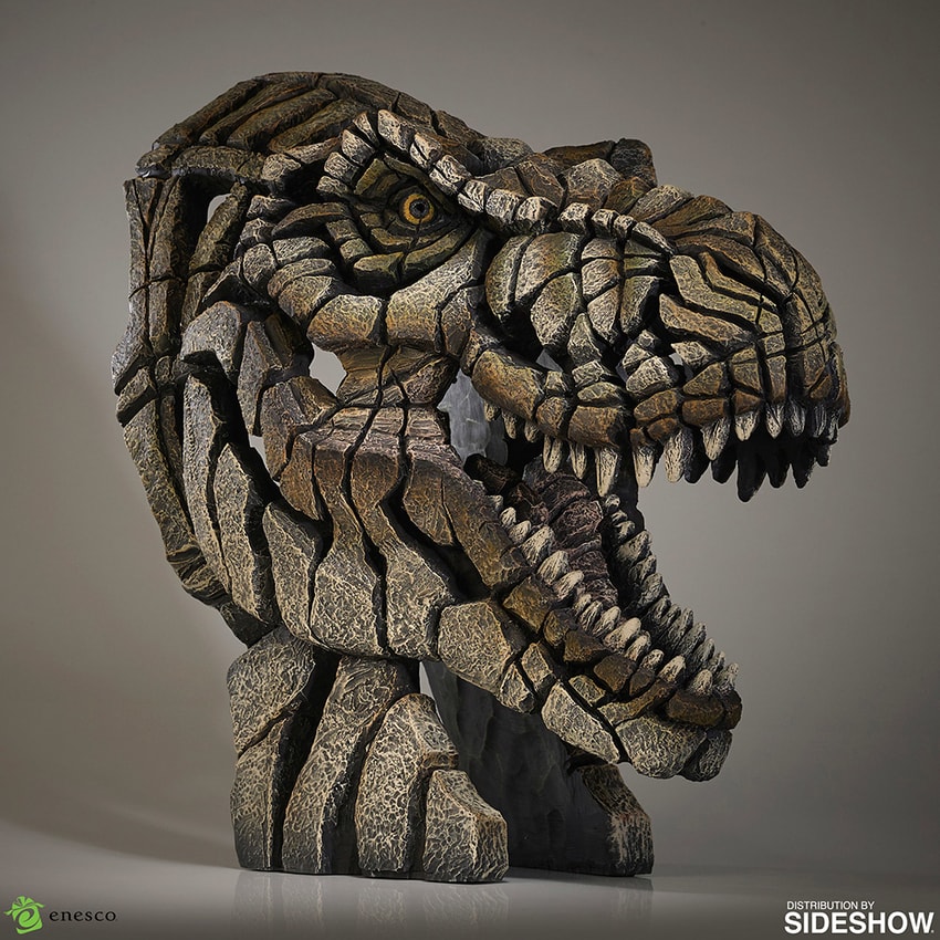 T-Rex Bust Edge Sculpture | Sideshow Collectibles